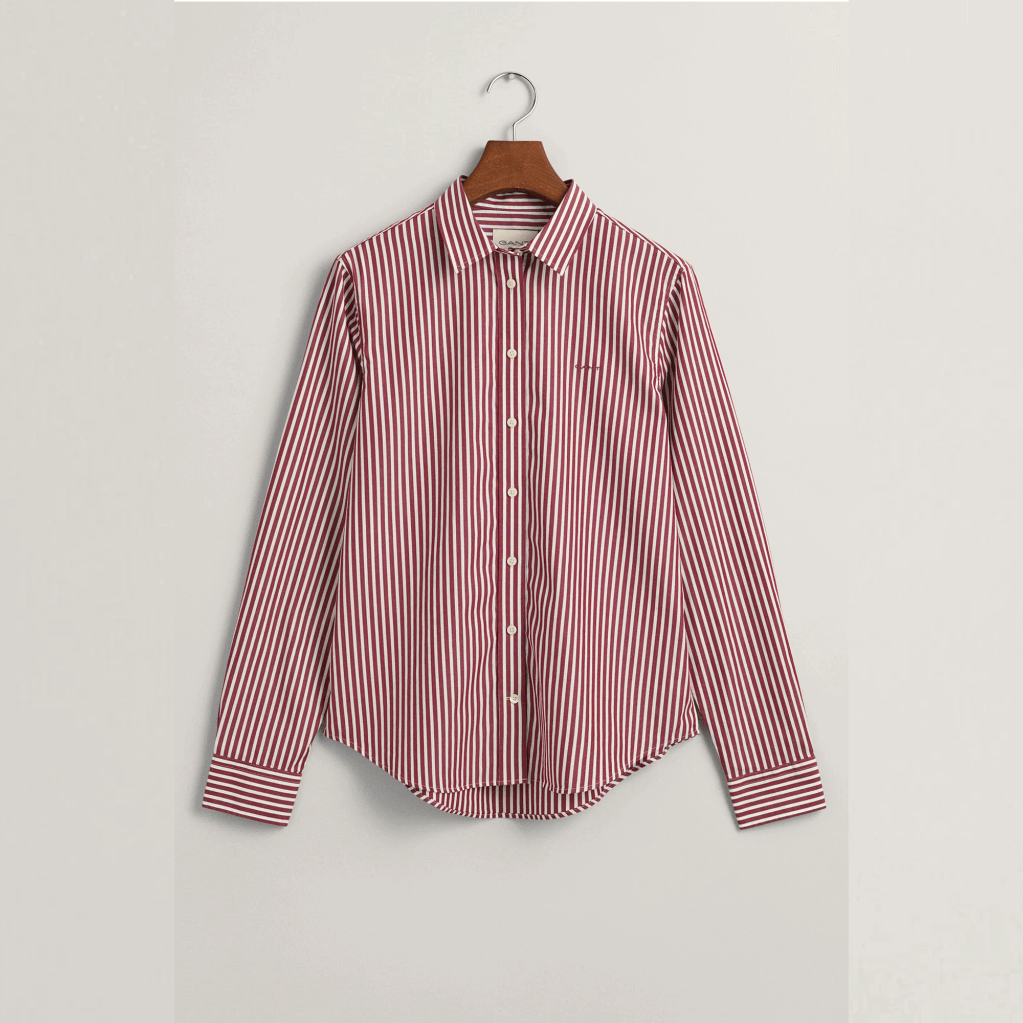 GANT Regular Fit Striped Poplin Shirt
