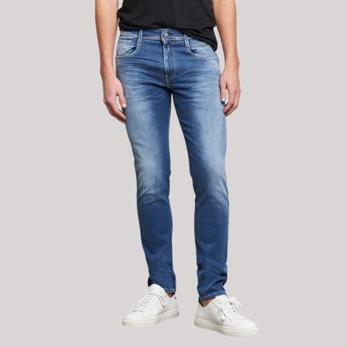 Replay Anbass Hyperflex Slim Leg Jean | Light Stone-M914Y.661RI14 ...