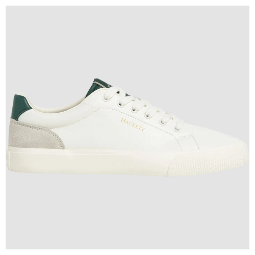 Hackett London Blake Dean Trainers - Off White | Kular Fashion