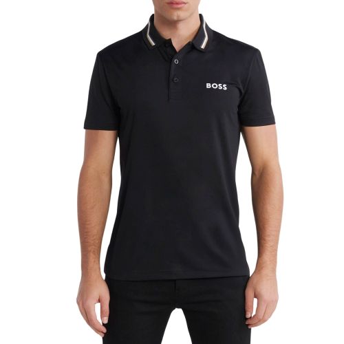 BOSS Paddytech Polo Shirt | Black - 50504667