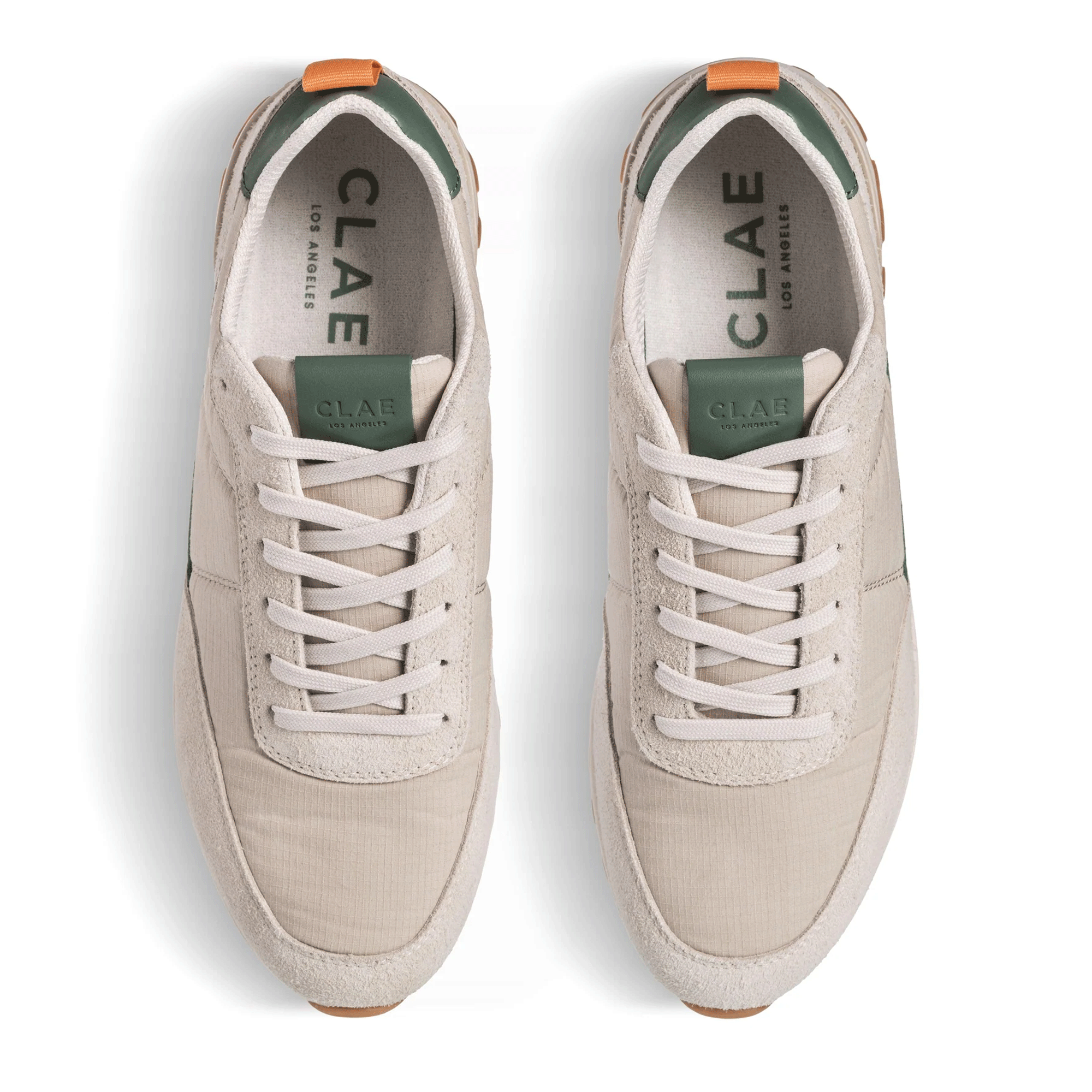 CLAE CHINO Vanilla Trainer | Beige/Sea Green
