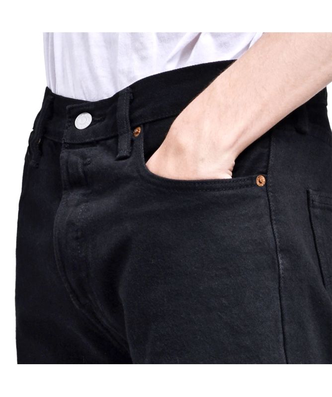 Levi's 501 Original Non Stretch Regular Fit Jean | Black-005010165 ...