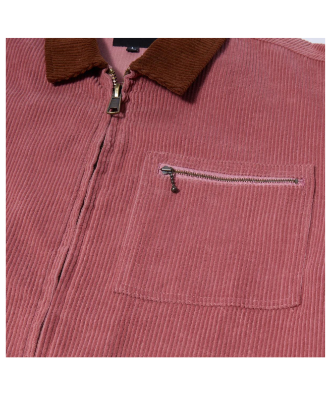 HUF Unisex Corduroy Trucker Jacket | Rose - JK00392-DSTR | Kular Fashion
