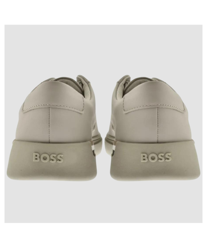 BOSS Men's Clint Tennis Trainers | Navy or Grey CLINT_TENN_LTT - 50502885