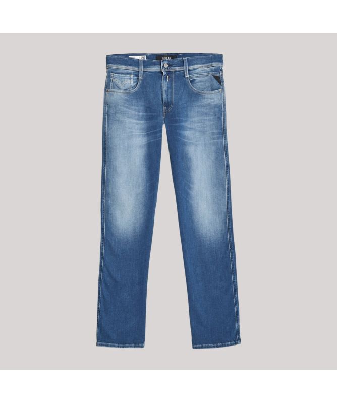 Replay Anbass Hyperflex Slim Leg Jean | Light Stone-M914Y.661RI14 ...