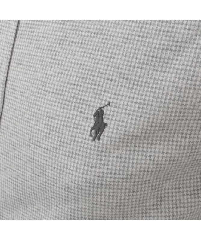 Polo Ralph Lauren Small Check Full Sleeves Shirt | Grey-710909657002 at ...