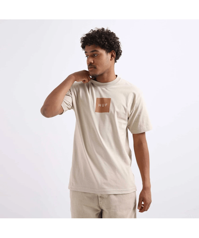HUF Set Box Logo T-Shirt | Clay - TS01954 | Kular Fashion