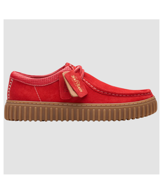 Clarks Original Men's Torhill Lo Shoes | Red - 26180908