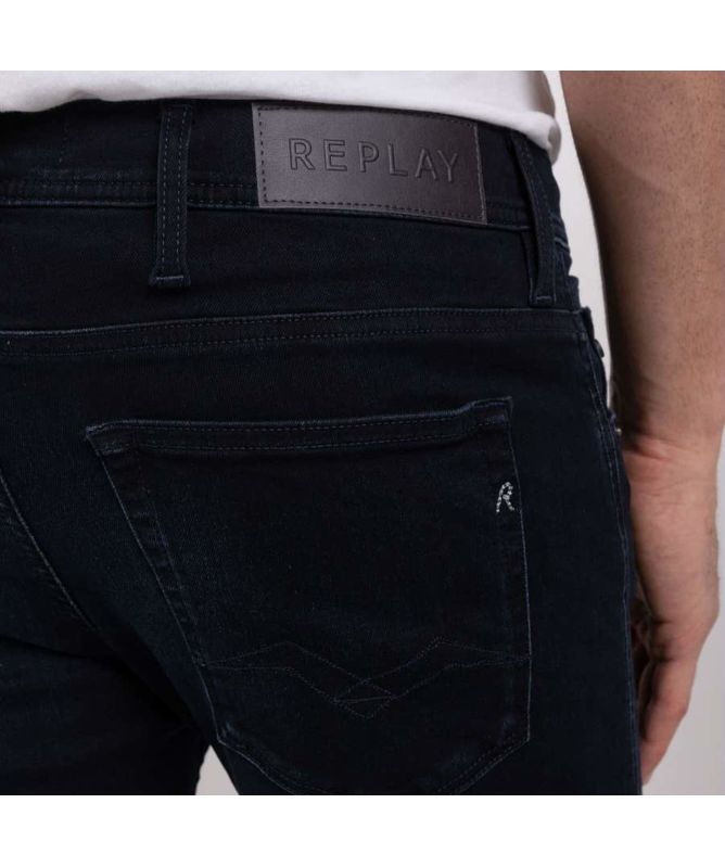 Replay Anbass Hyperflex Slim Leg Jean | Dark Washed-M914Y.661.Y90 ...