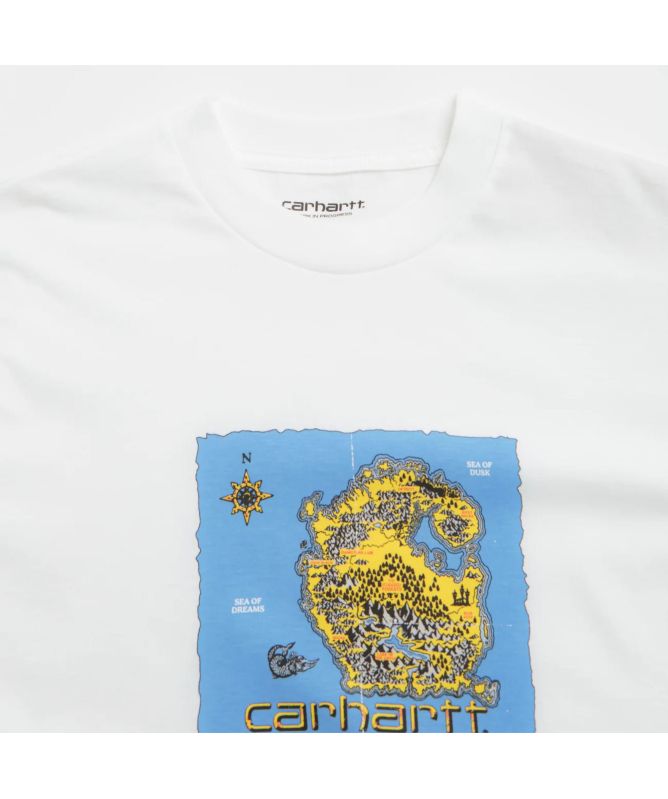 Carhartt WIP Old World T-Shirt | White - I03477-02, Black-89 | Kular ...