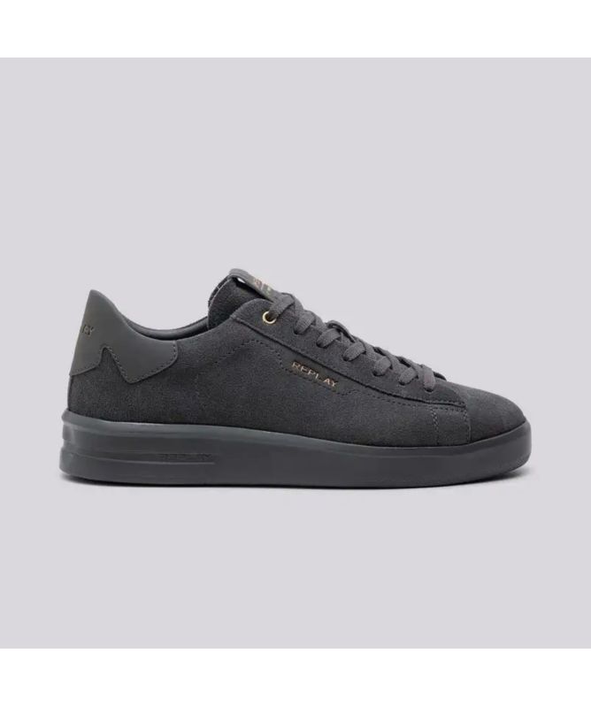Replay University Suede Trainers | Grey - GMZ40