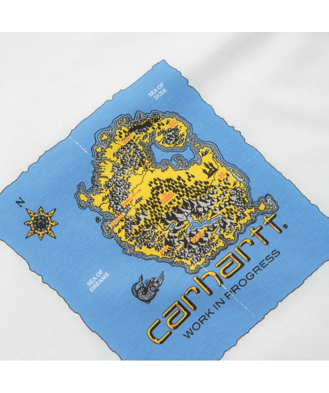 Carhartt WIP Old World T-Shirt | White - I03477-02, Black-89 | Kular ...
