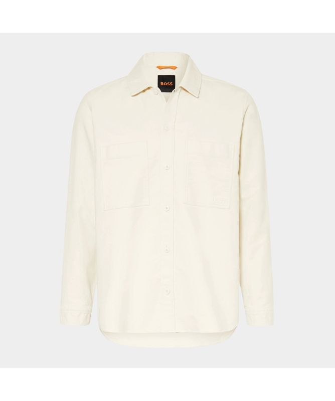 Boss Men's Luwe Overshirt | Cream-50527396-131 -kular fashion
