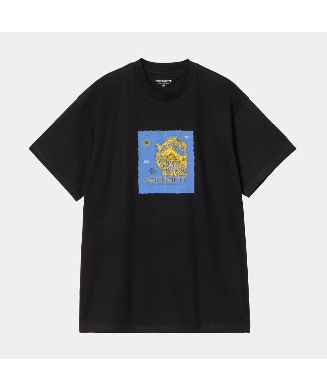 Carhartt WIP Old World T-Shirt | White - I03477-02, Black-89 | Kular ...
