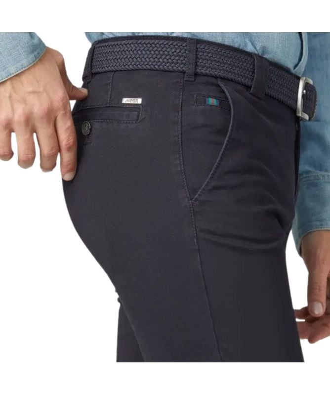 Meyer Men's Roma Chinos | Navy - 9-316/18