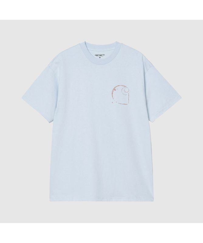 Carhartt WIP Regular Fit Java Print T-Shirt | Pink-I034764-2P7, Sky ...
