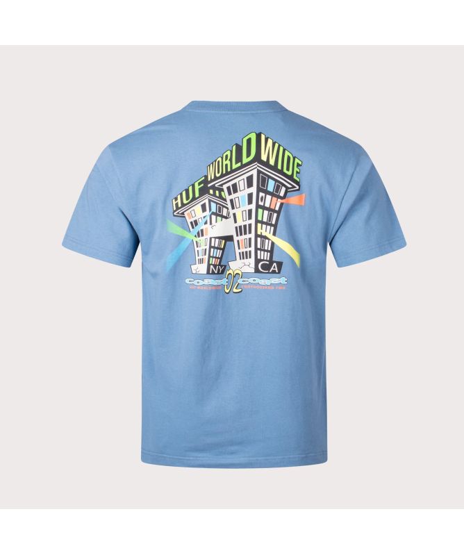 huf Clubhouse T-Shirt | Slate Blue ts02176 at kular fashion