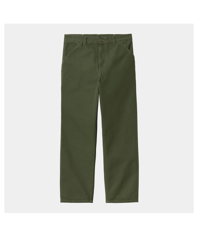 Carhartt WIP Men's Single Knee Pants | Green ﻿﻿I031497_2BR_02