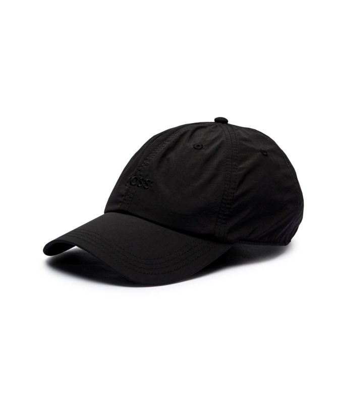 Boss Derrel-N Peak Cap | Black-50533339-001 -kular fashion