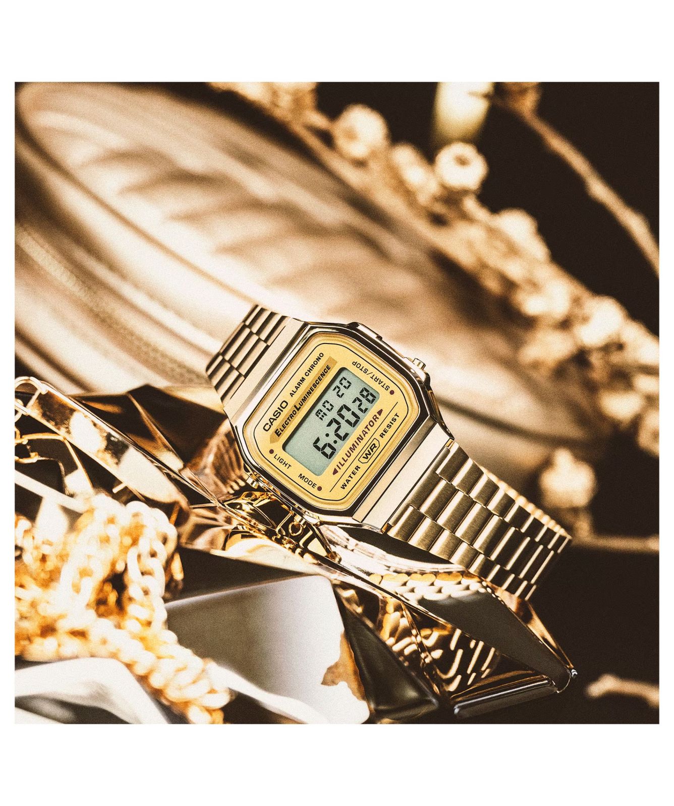 Men's Casio Digital Watch - Gold | Kular Fashion