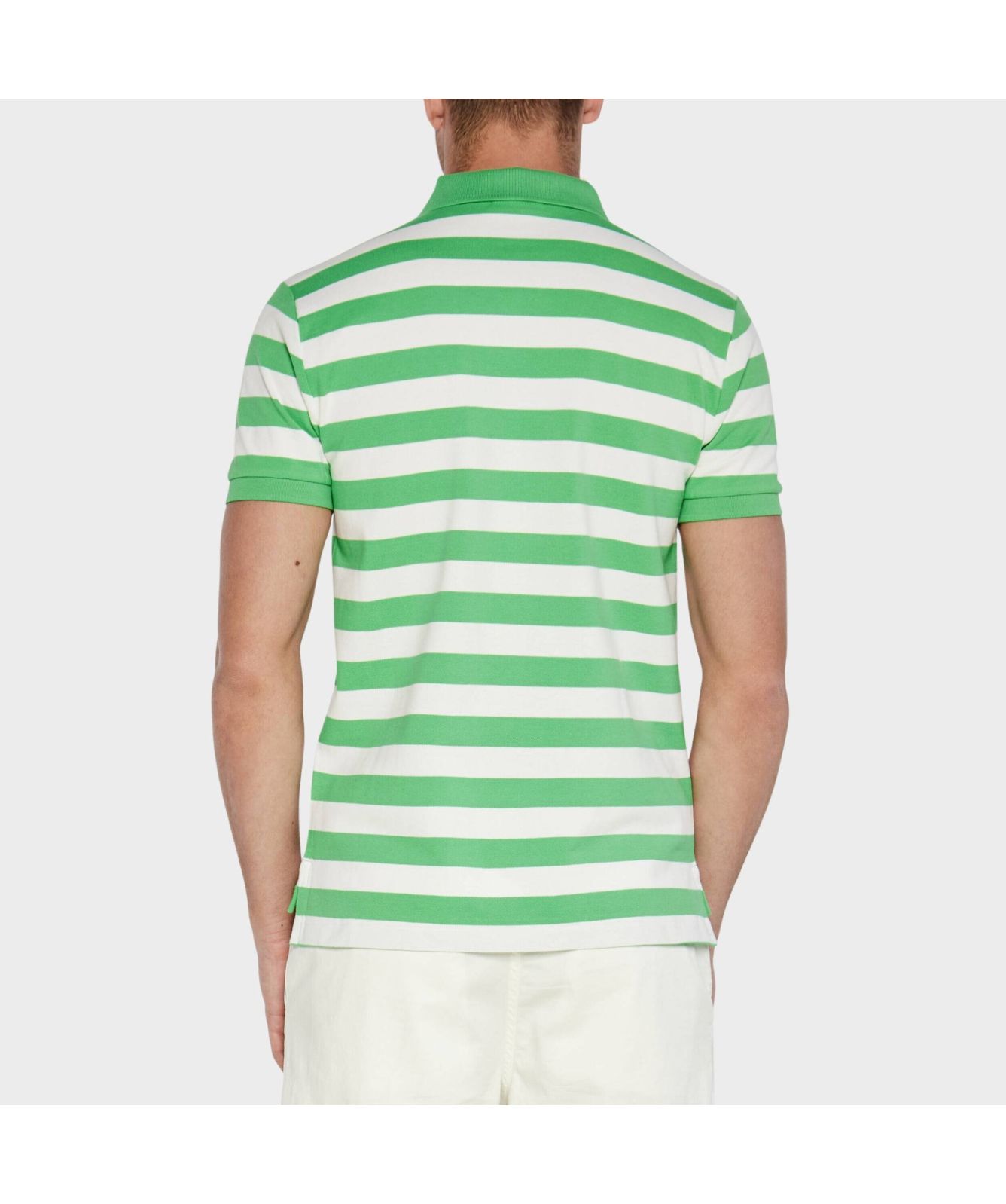 Polo Ralph Lauren Bold Stripe Polo T-Shirt | blue-710934552003-green ...