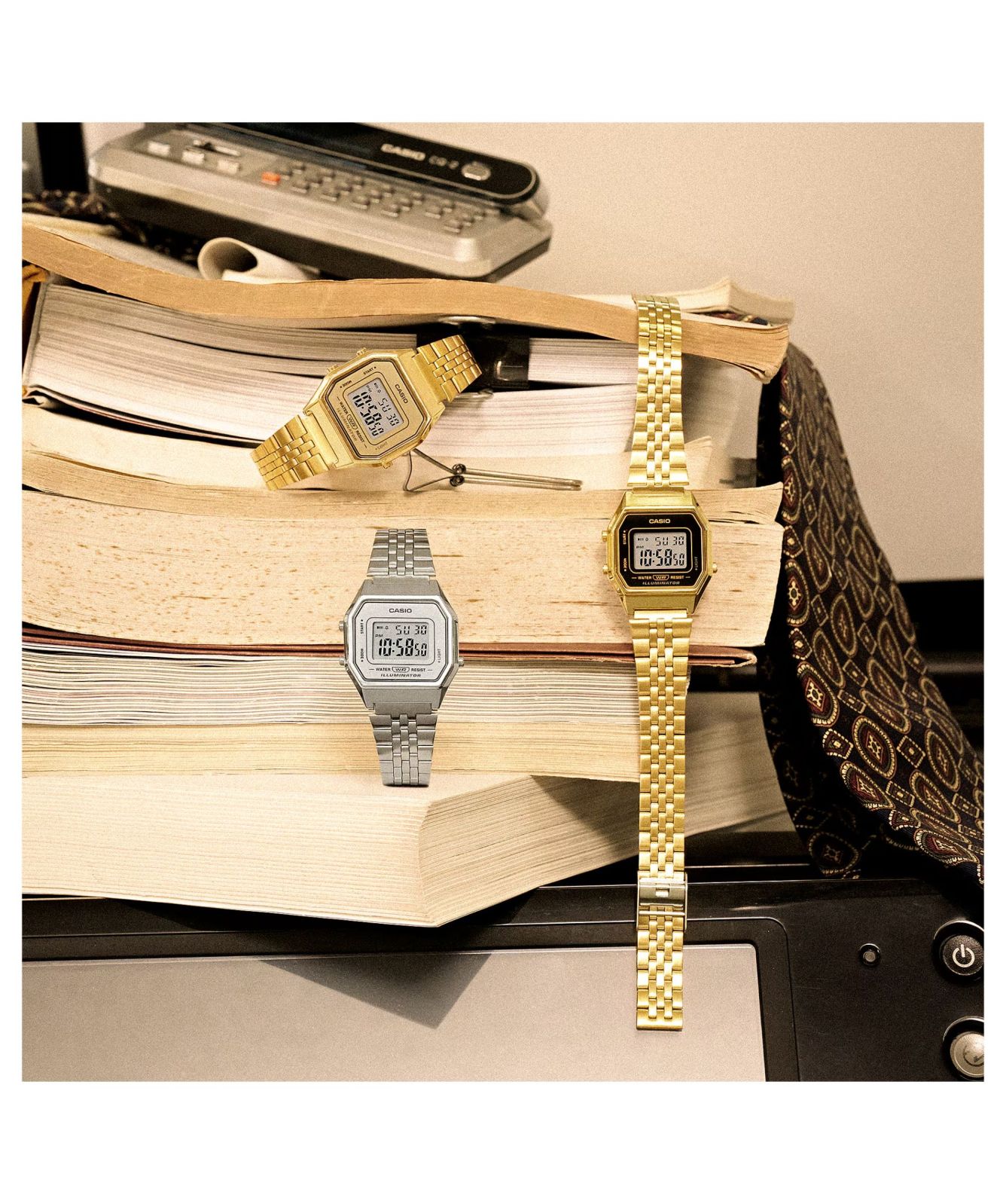 Men's CASIO Digital Watch - Silver | Kular Fashion