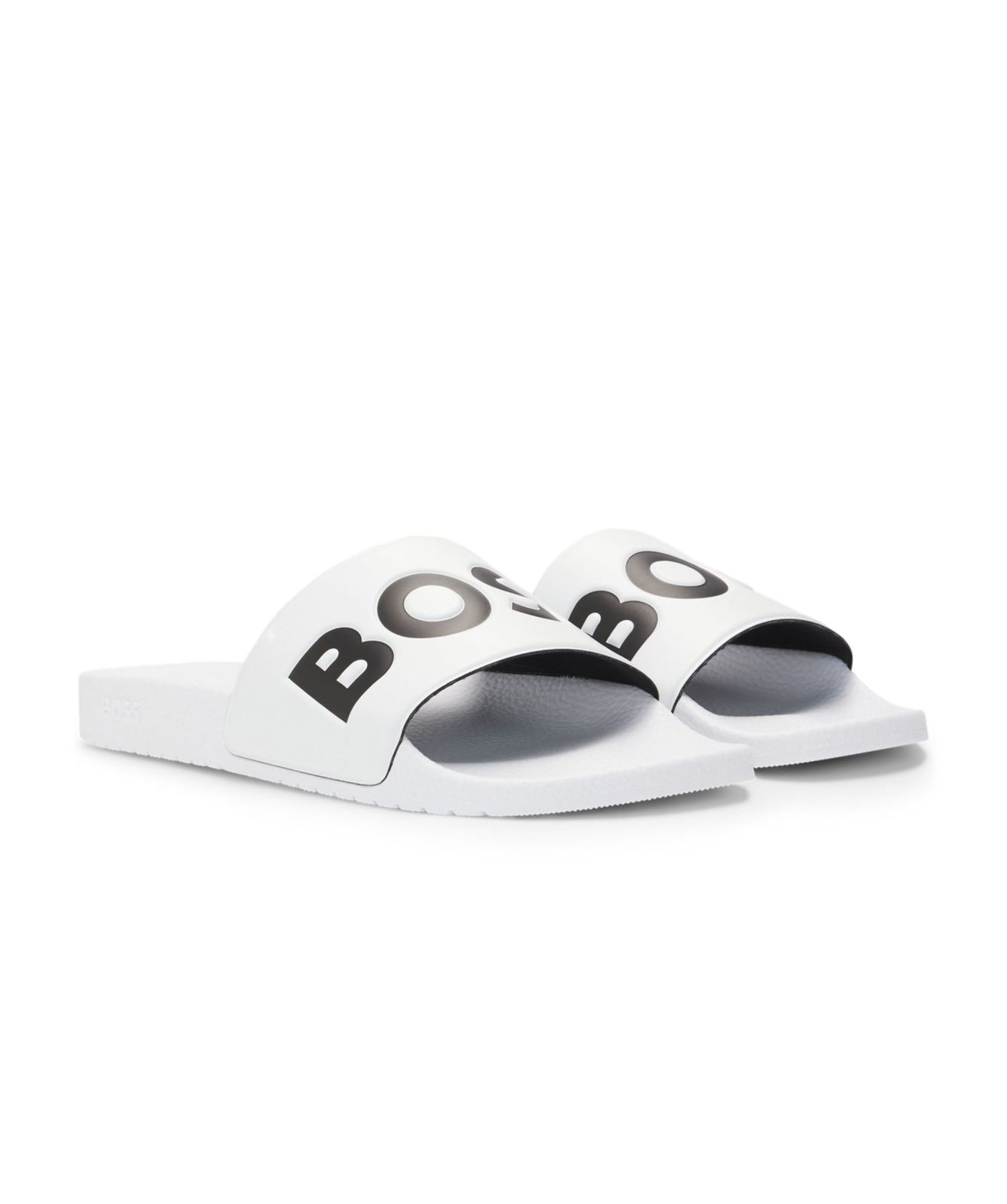 Boss Large Logo Aryeh Slider | White - 50536835-101 | Kular Fashion