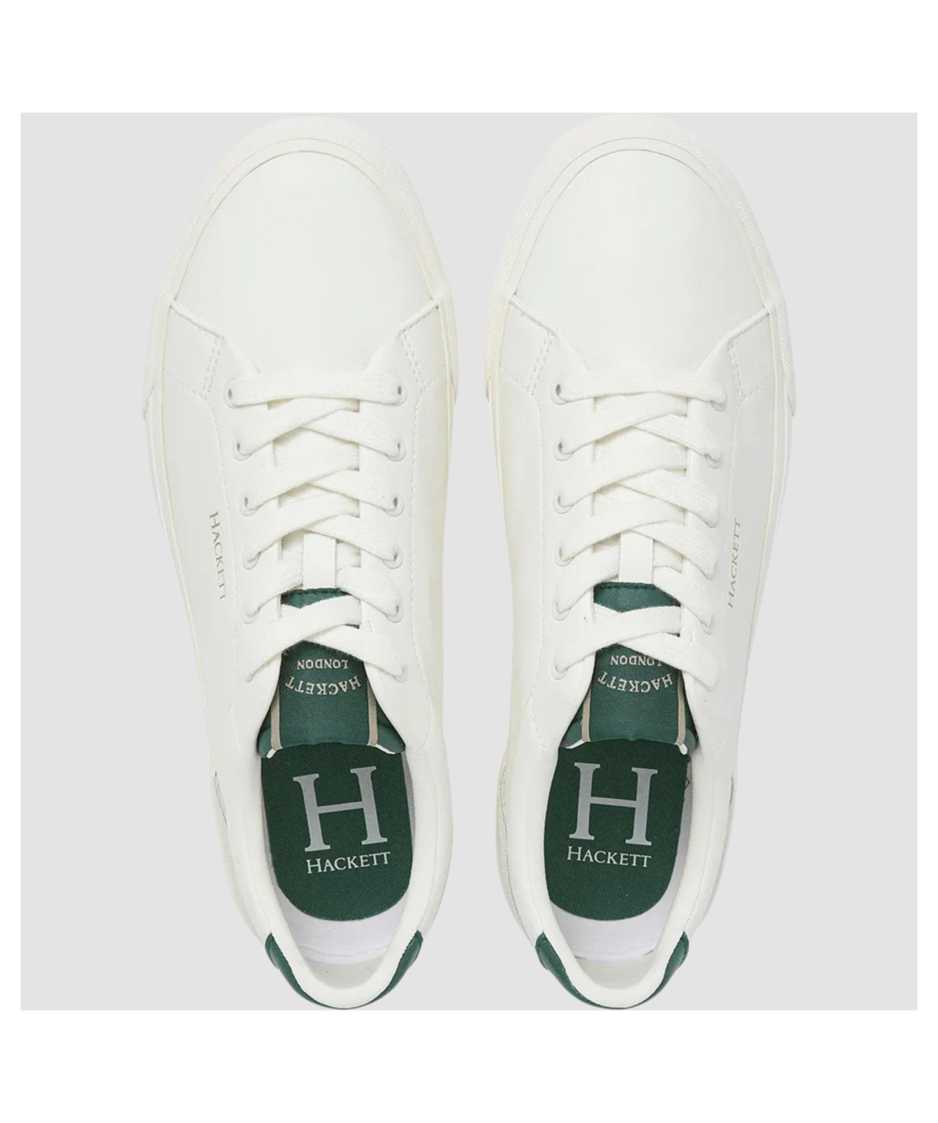 Hackett London Blake Dean Trainers - Off White | Kular Fashion