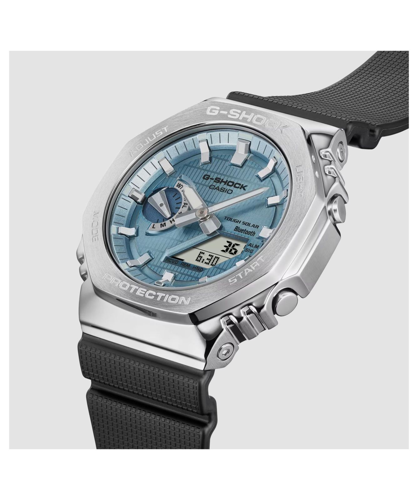 Men's CASIO G-Shock Watch - Silver/Blue | Kular Fashion