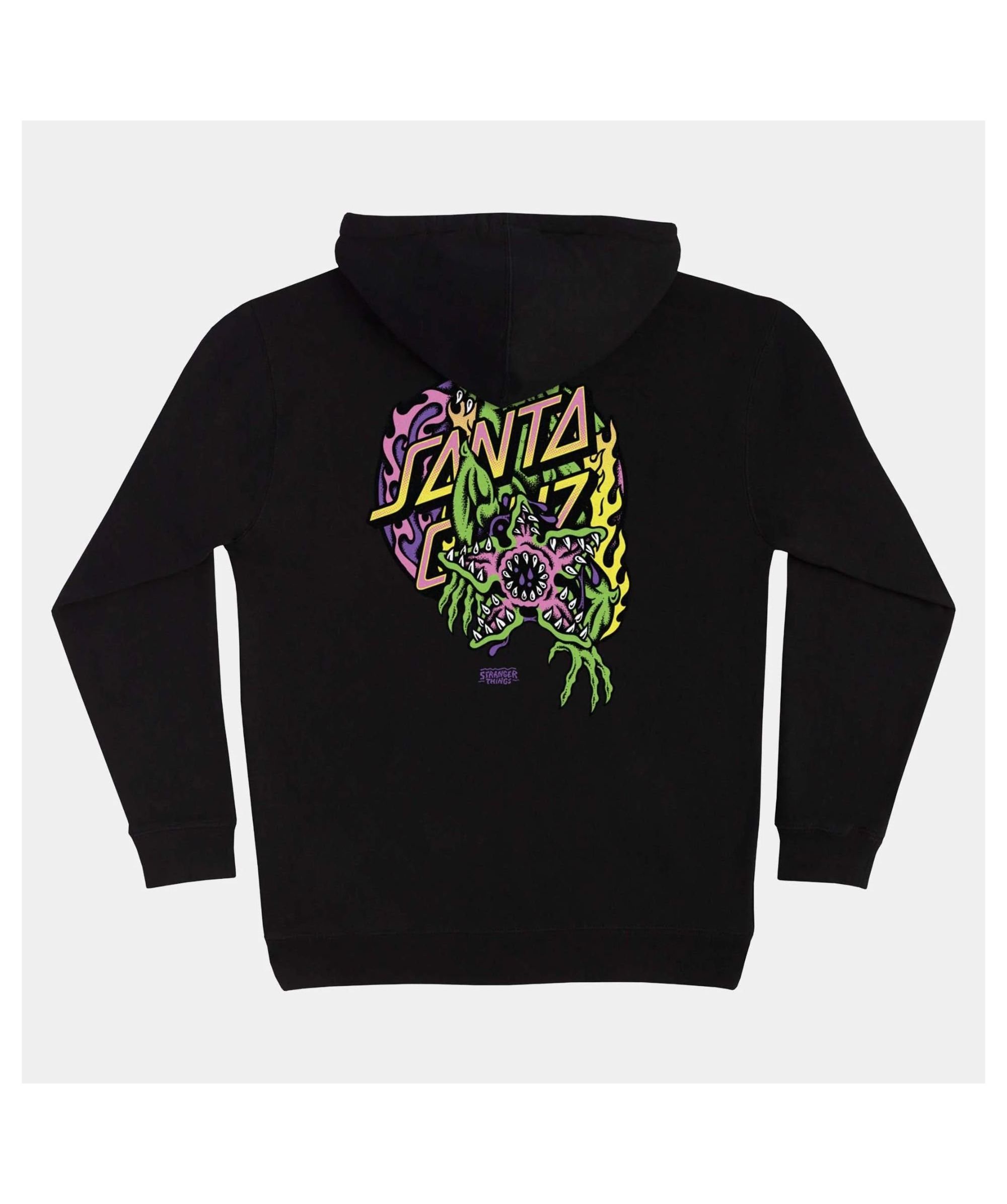 Santa Cruz x Stranger Things Demogorgon Hoodie - Black | Kular Fashion