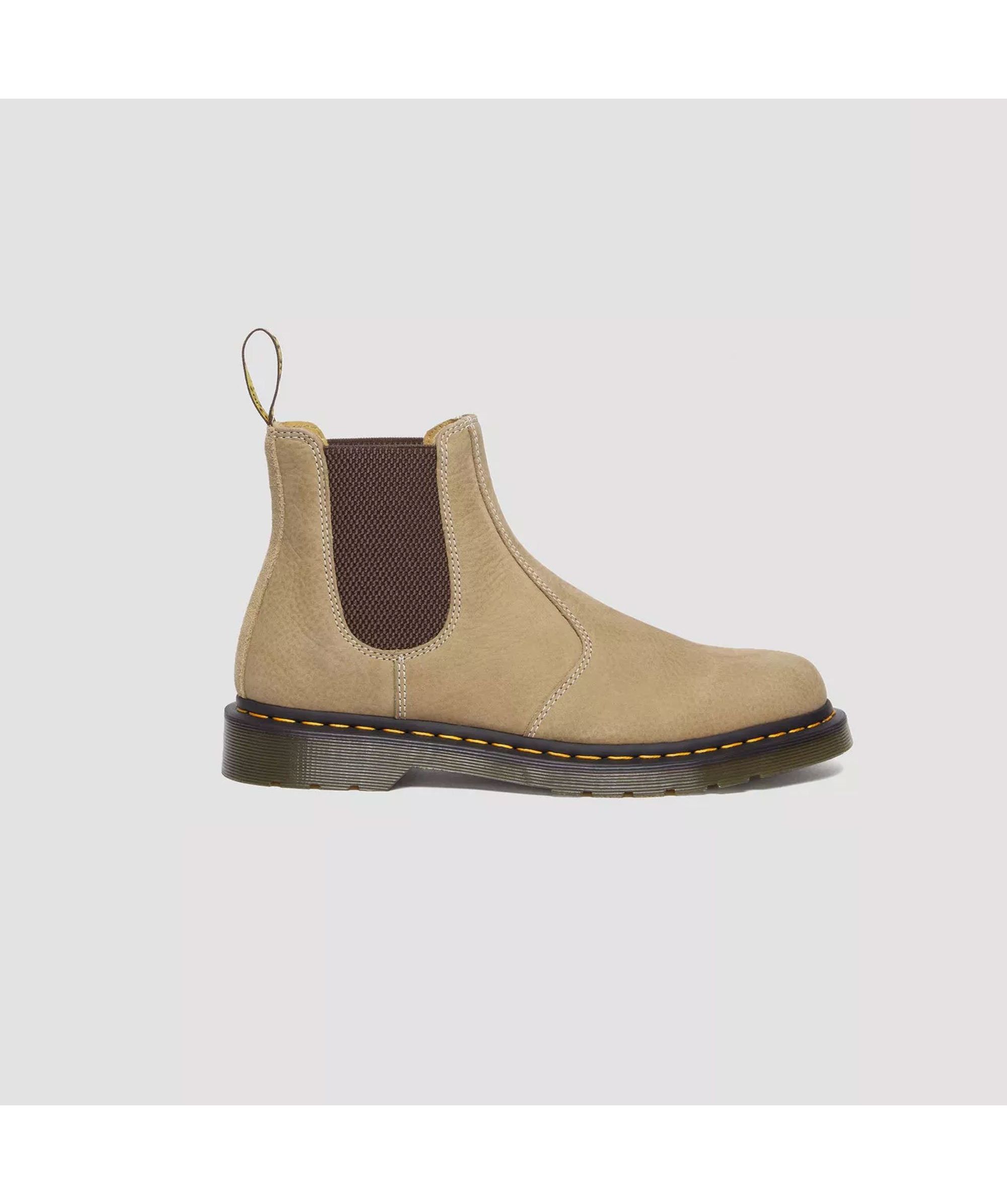 Dr. Martens Unisex 2976 Tumbled Nubuck Leather Chelsea Boots | Savannah Tan