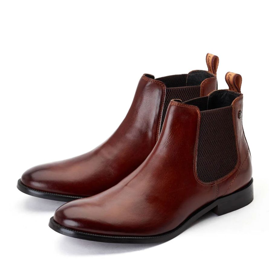 Base London Carson Mens Chelsea Boots | Tan - WV07241