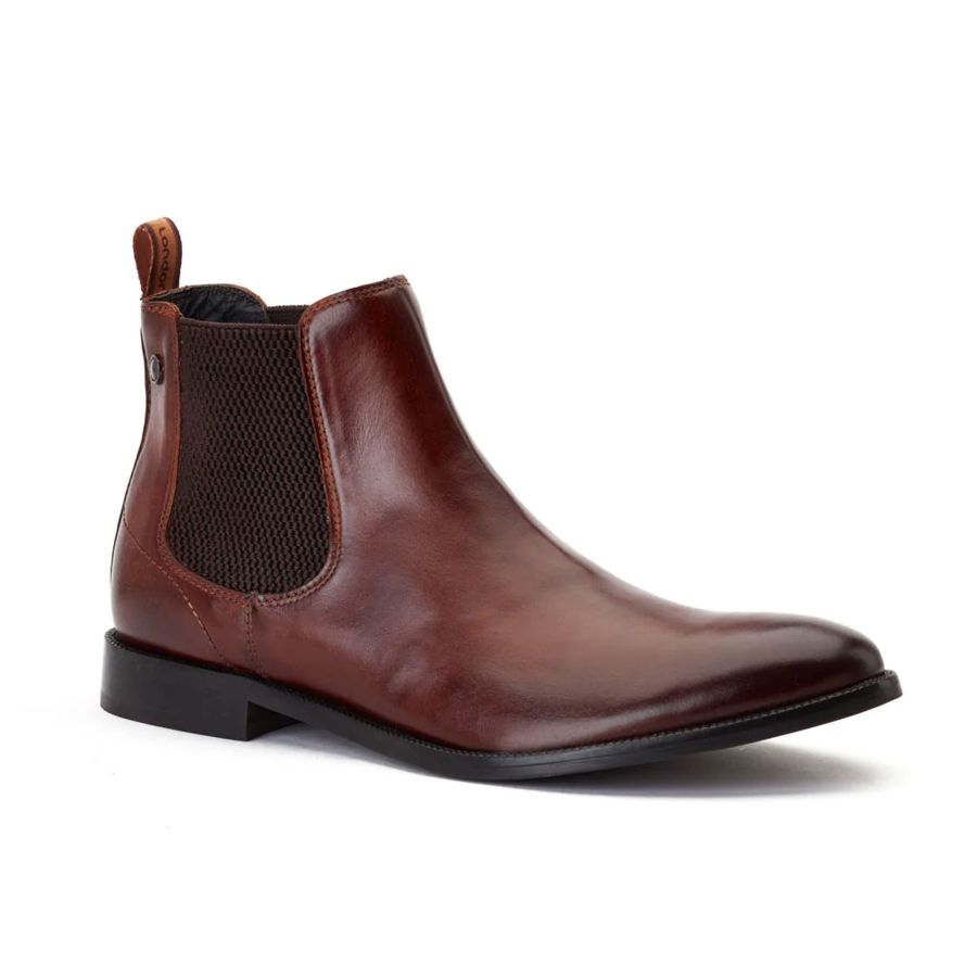 Base London Carson Mens Chelsea Boots | Tan - WV07241