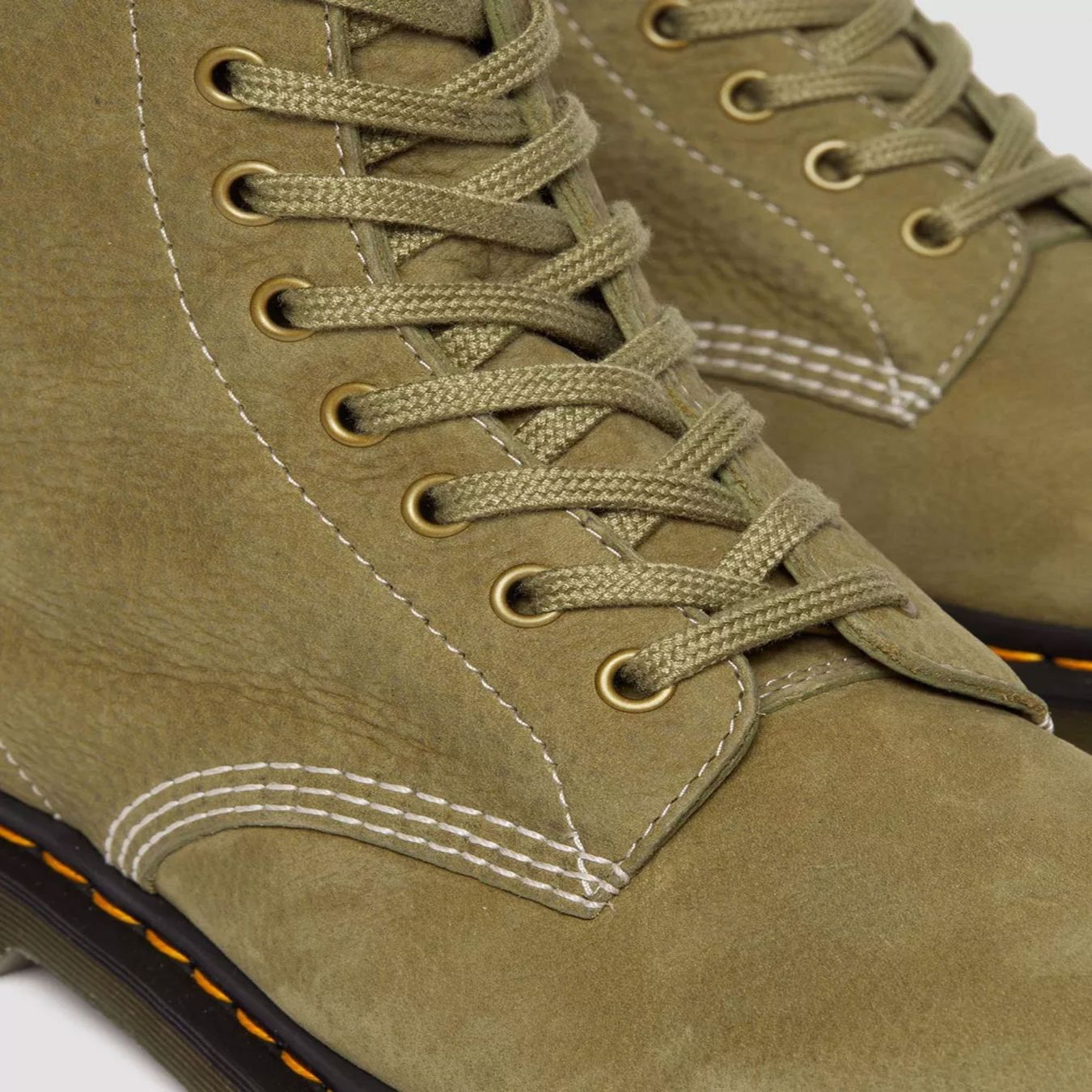 Dr. Martens Unisex 1460 Tumbled Nubuck Leather Lace Up Boots | Muted ...